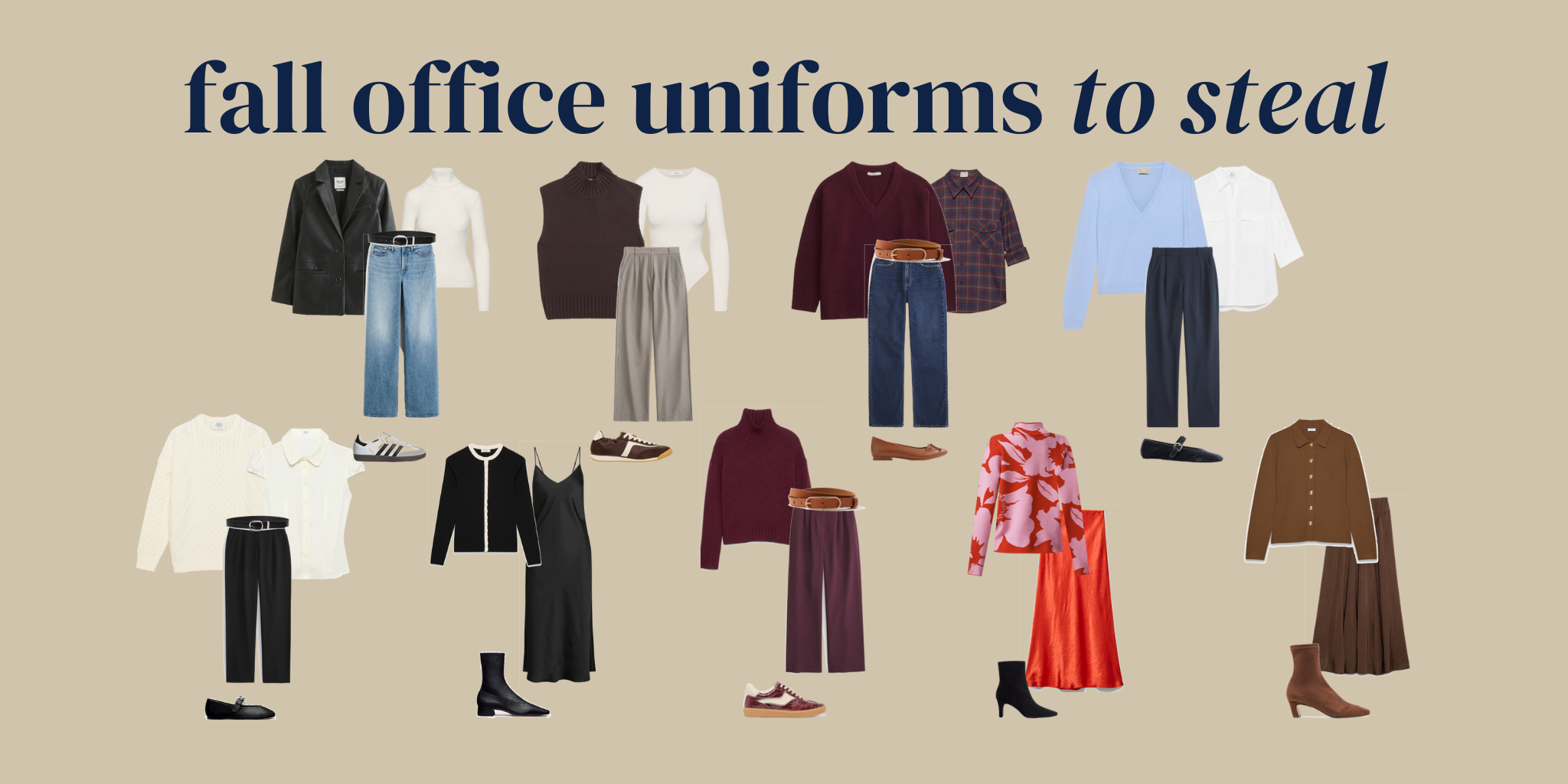 fall office outfit uniforms to steal – Tennie